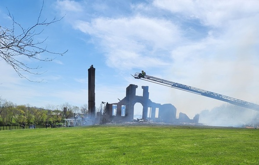 Only Bricks Remain as Cool Hollow Road Home Burns, Investigation ...